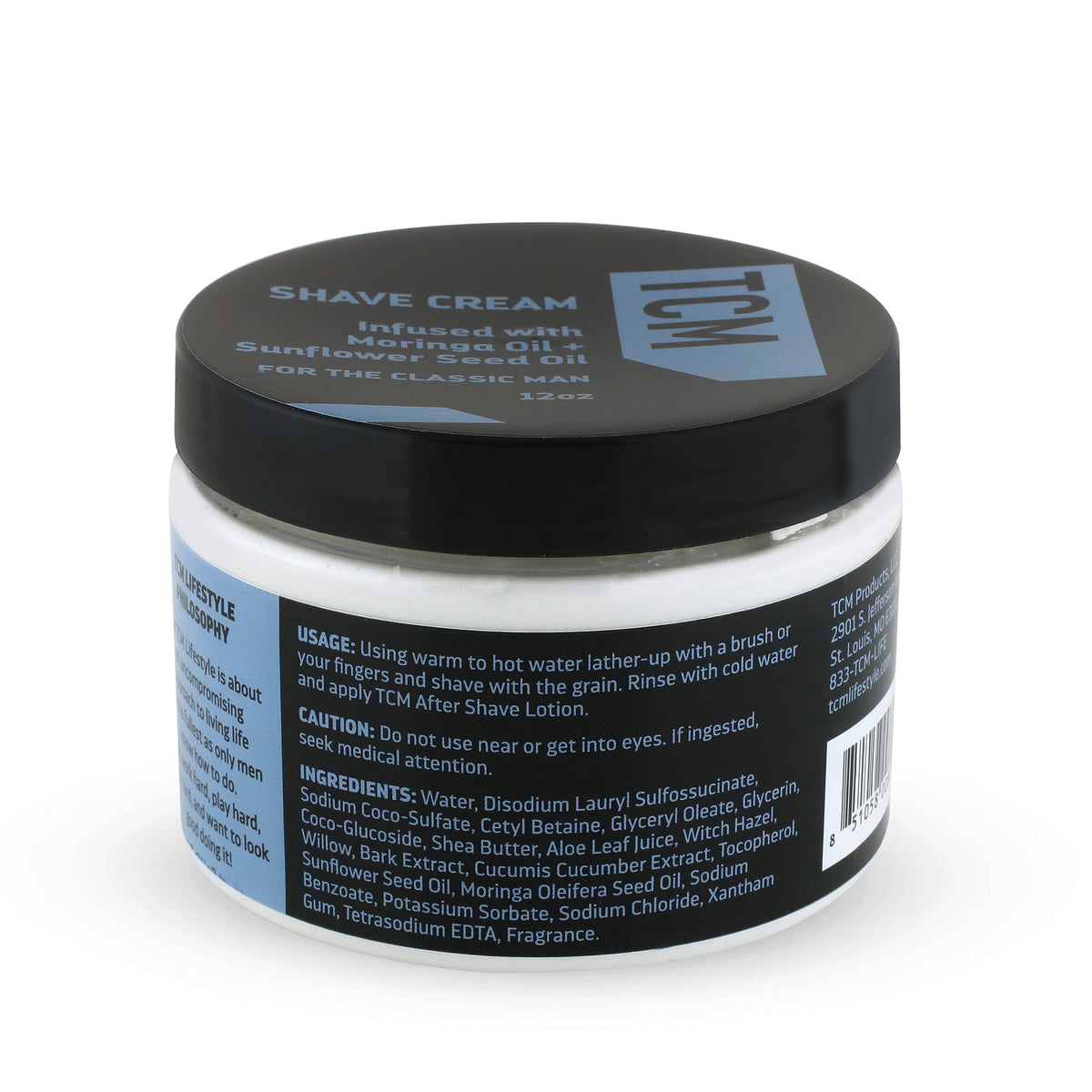 TCM Shave Cream 12oz – TCM Lifestyle
